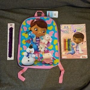 Disney | Accessories | Doc Mcstuffins Back Pack Disney Mc Stuffins New ...